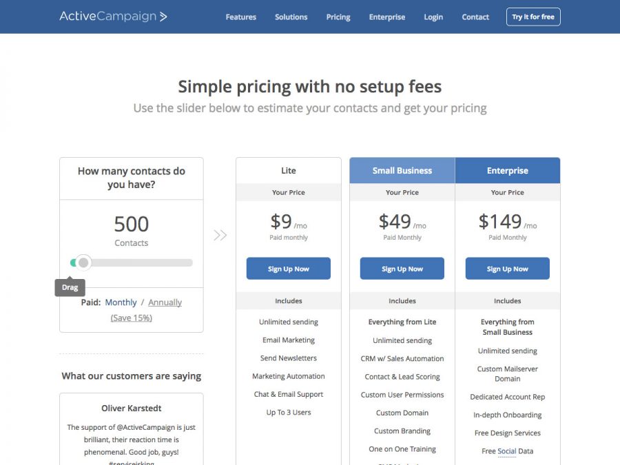 22 Best SaaS Pricing Table Examples from Leading Companies