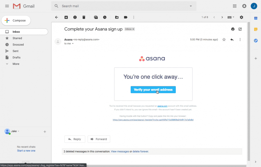 Sign-Up User Flows: Tips, Inspiration and Examples from Asana